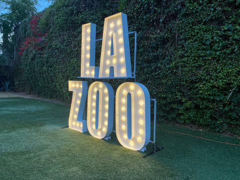 Marquee Letters Stand | Stacking Stand for Large Light Up Letters ...